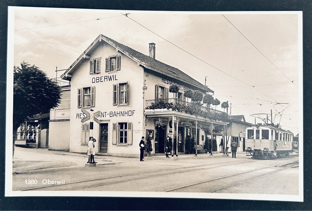 Fotokarte Oberwil BL Bahnhof mit Zug Top Karte (Gebraucht) in Horw für ...