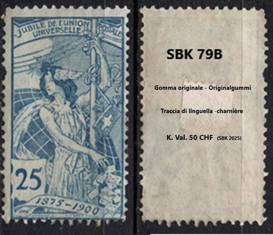 1900 PROPAGANDA 25°ANNIVERSARIO UPU 10 Rp SBK 79B *MH | Kaufen auf Ricardo