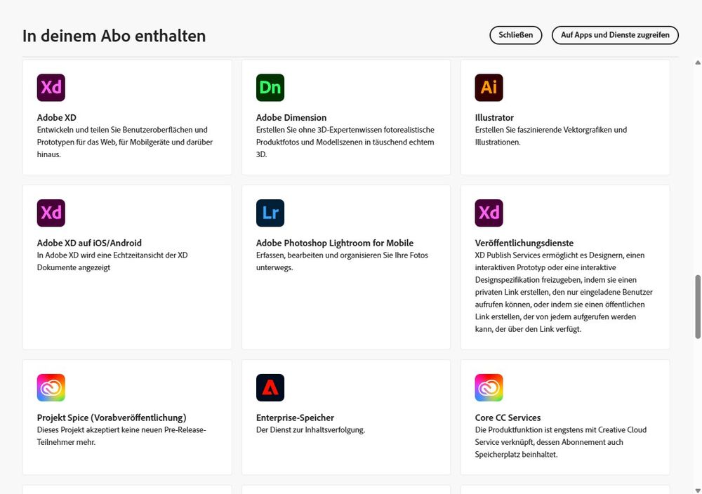 Adobe Creative Cloud Photoshop,Illustrator.. (Neu und originalverpackt) in Uetliburg SG für CHF ...