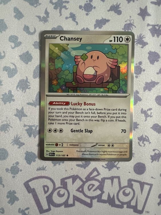 Pokémon 151 Chansey Holo EN | Kaufen auf Ricardo