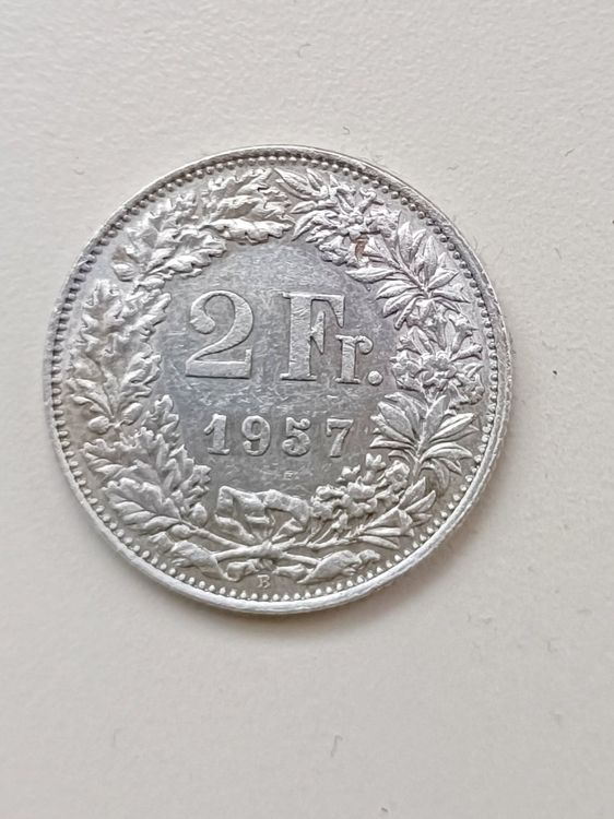 Zwei Fränkler (Silber) 1957 | Kaufen auf Ricardo