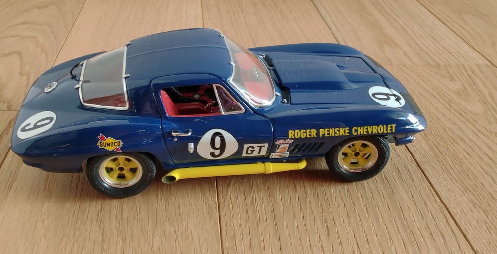 Exoto 1:18 Corvette C2 Penske Sunoco Coupé #9 inkl. spez.OVP (Gebraucht ...