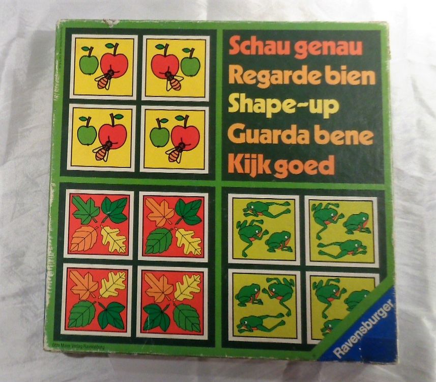 Schau genau - Regarde bien - Shape-Up / Zuordnungs-Spiel (Gebraucht) in ...