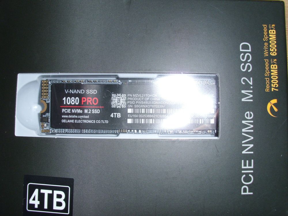 V-NAND SSD 1080 PRO PCIE 4.0 NVMe M.2 SSD 4TB | Acheter sur Ricardo