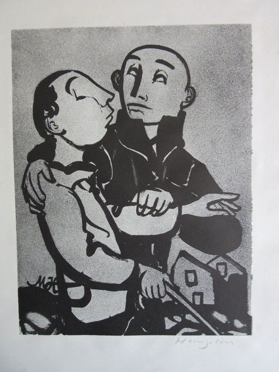 MAX HUNZIKER LITHOGRAPHIE SIGNIERT (Neu (gemäss Beschreibung)) in Gersau für CHF 18 – mit ...