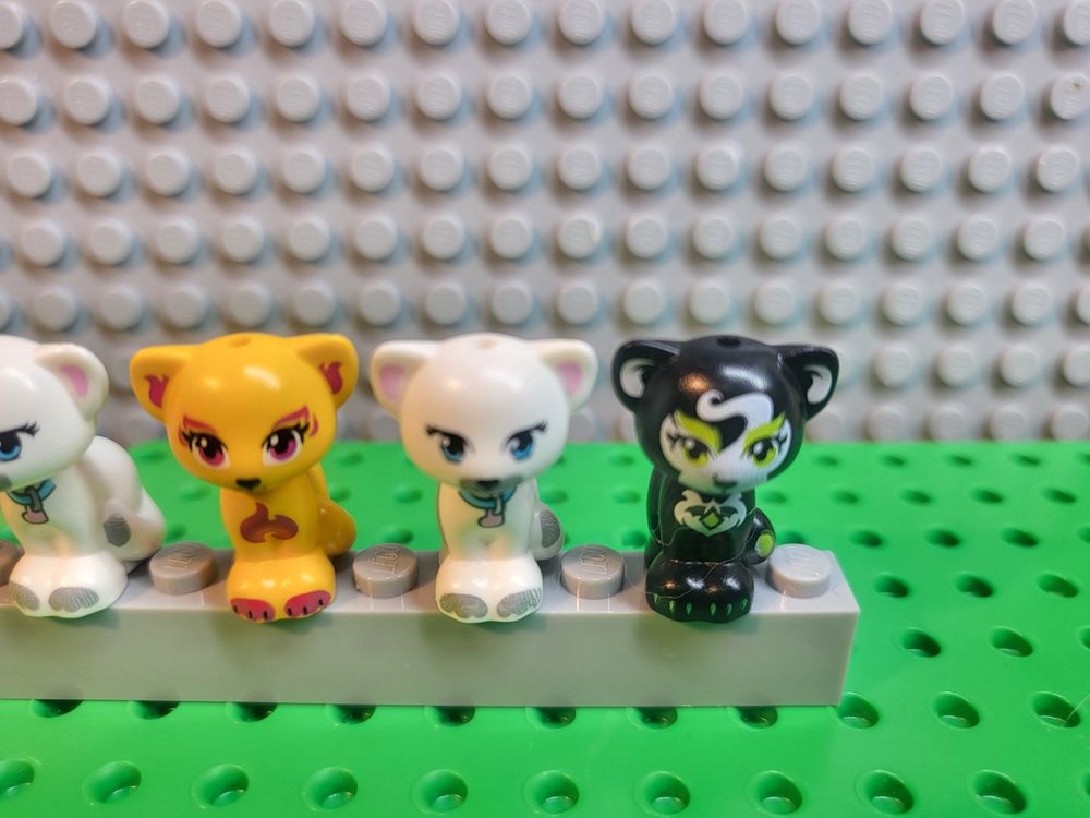 7 Lego - Tiere, Lego Friends Katzen ins weiss, gelb, schwarz (Gebraucht ...