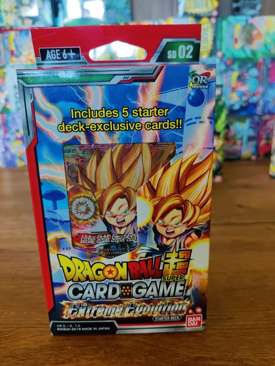 DRAGON BALL SUPER SD02 STARTER DECK –THE EXTREME EVOLUTION (Neu und originalverpackt) in ...