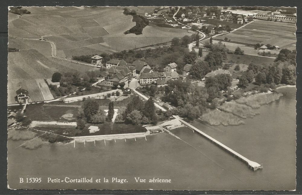 Carte P de 1960 ( Cortaillod et la Plage / Vue Aérienne ) | Kaufen auf ...