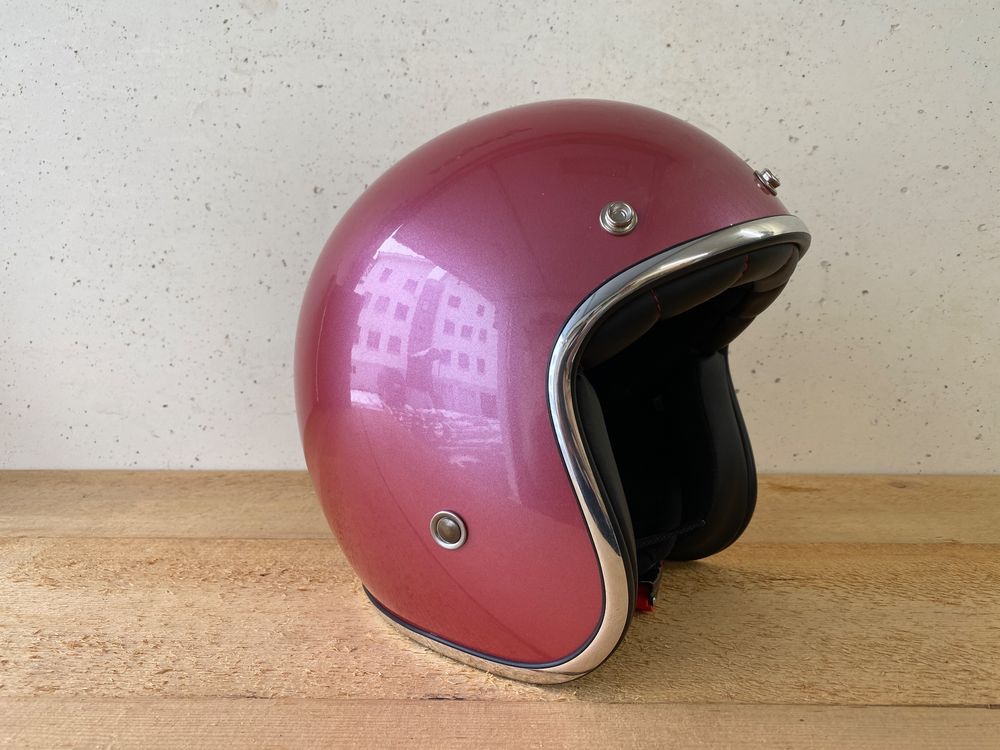 IXS Chopper Jet Helm HX89 Pink Glitter Bobber Gr.M (Gebraucht) in ...
