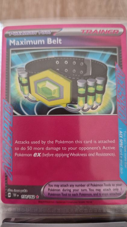 Carte Pokémon / Forces Temporelles / Maximum Belt / EN | Kaufen auf Ricardo