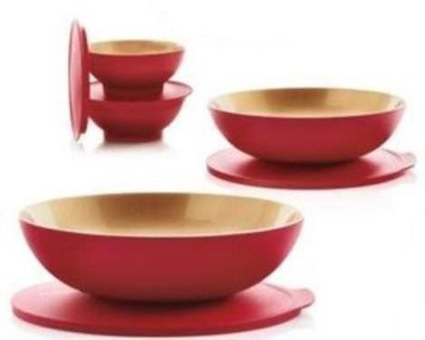 Allegra set Gold Rot- Tupperware | Kaufen auf Ricardo