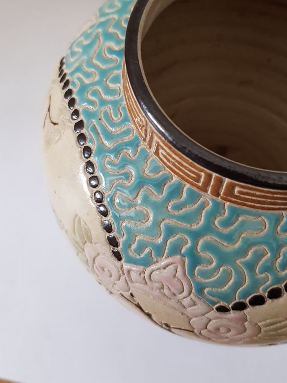 Rare Keramik Vase Mid Century Dona Saigon Vietnam (Gebraucht) in ...