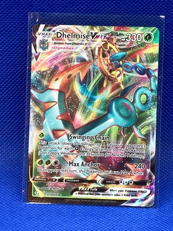 Pokemon Shining Fates / Dhelmise VMAX 010 / 072 EN (Neu (gemäss ...