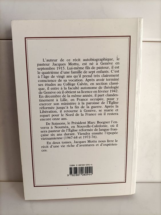 Vocation quand tu nous tiens T1 / Jacques Mottu / L'aire Vev (D ...