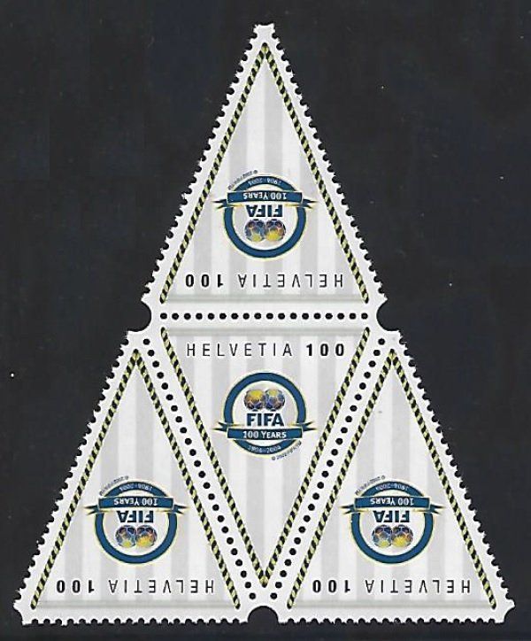 Triangle Tête-bêche 100 ans FIFA, Neuf ** / Neu ** (Gebraucht) in ...