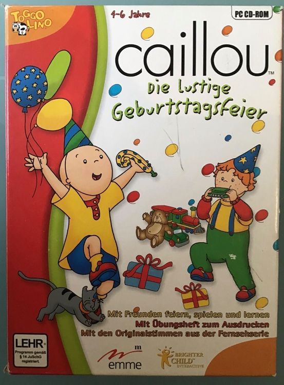 PC CD caillou Lustige Geburtstagsfeier | Kaufen auf Ricardo