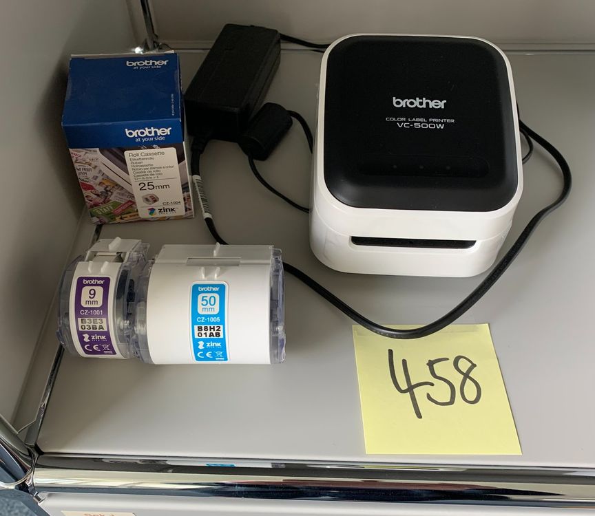Brother VC-500W Color Label Printer mit Etikettenrollen | Kaufen auf ...