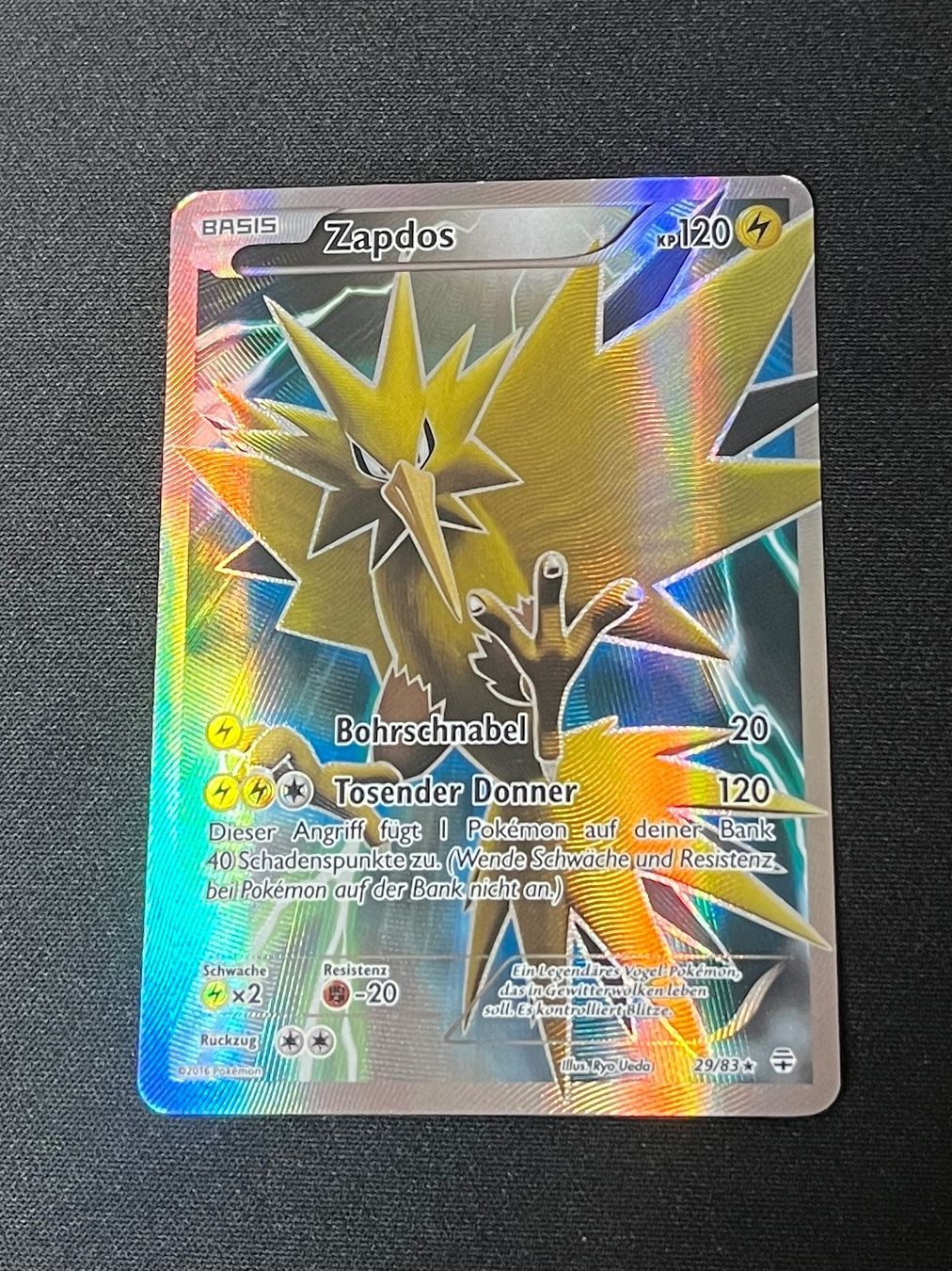 Zapdos, 29/83, Full Art Holo (Neu (gemäss Beschreibung)) in Oberwil ...