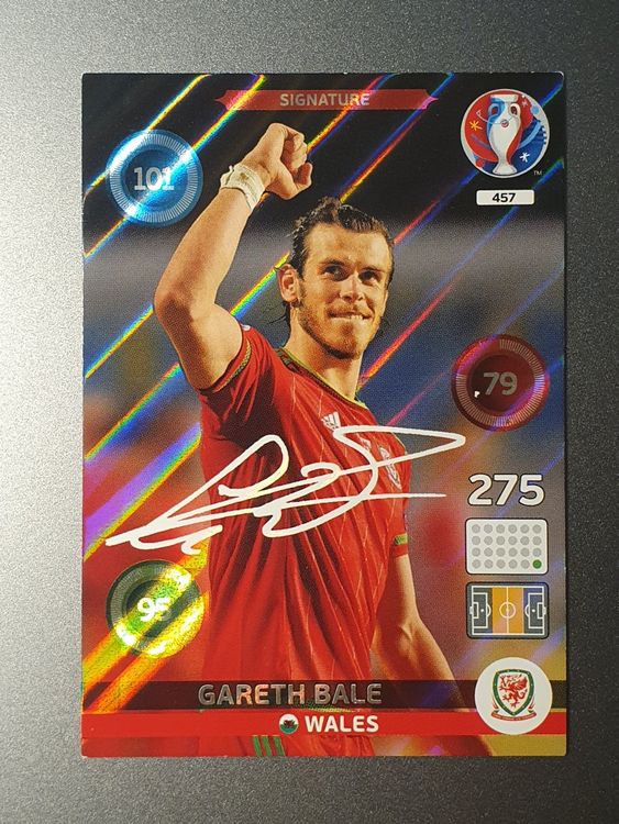 Bale Signature Panini Adrenalyn XL UEFA Euro 2016 card (Gebraucht) in ...