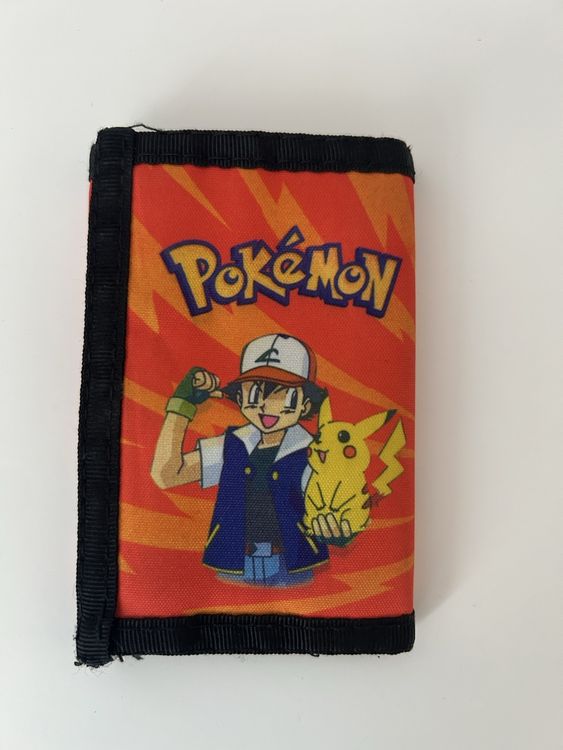 Vintage Pokémon Pikachu Wallet Red - Ash Ketchum Design 90s (Gebraucht ...