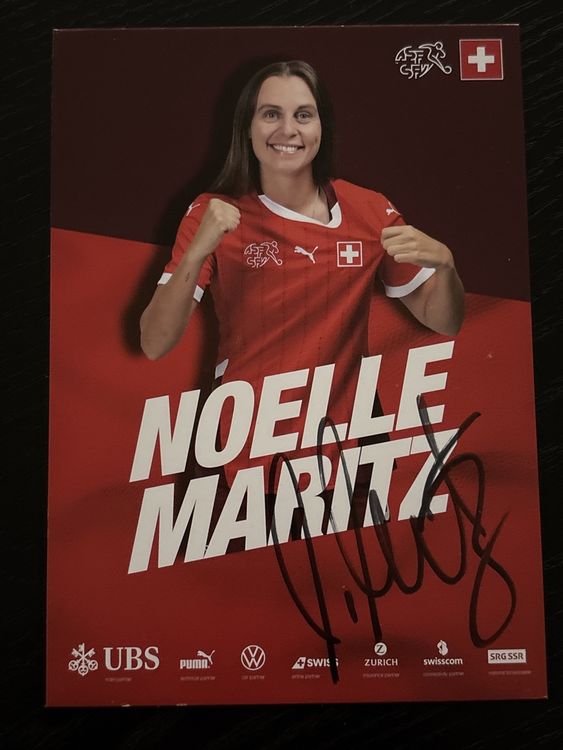 Noelle Maritz Autogrammkarte - Fussball Nati Schweiz (Gebraucht) in ...