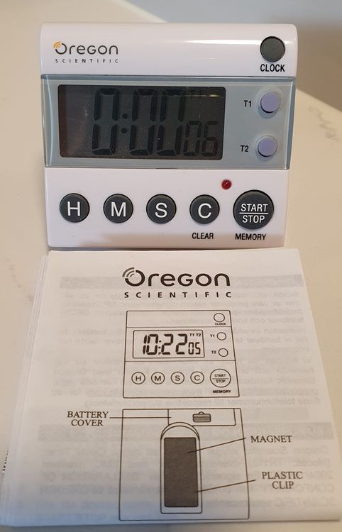 Oregon Scientific Timer Stoppuhr TR118 2-Kanal | Kaufen auf Ricardo