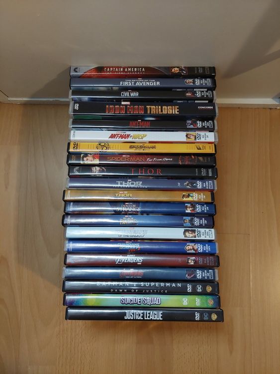 22 Film Sammlung Marvel MCU & DC movie collection DVD (Gebraucht) in ...