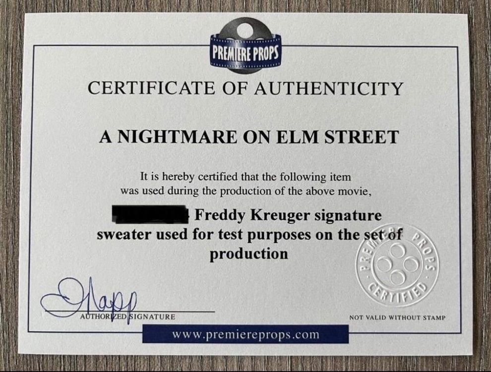 Freddy Krueger / A Nightmare On Elm Street (2010) Sweater (Gebraucht ...