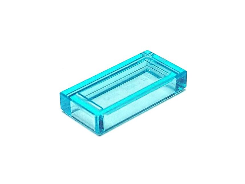 LEGO - 100x Trans-Light Blue Tile 1x2 / Fliese - 3069b - NEW (Neu ...