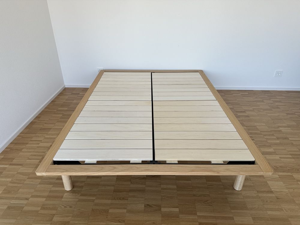 Muji wood bed frame 148cm x 200cm (Gebraucht) in Basel für CHF 83 – nur ...