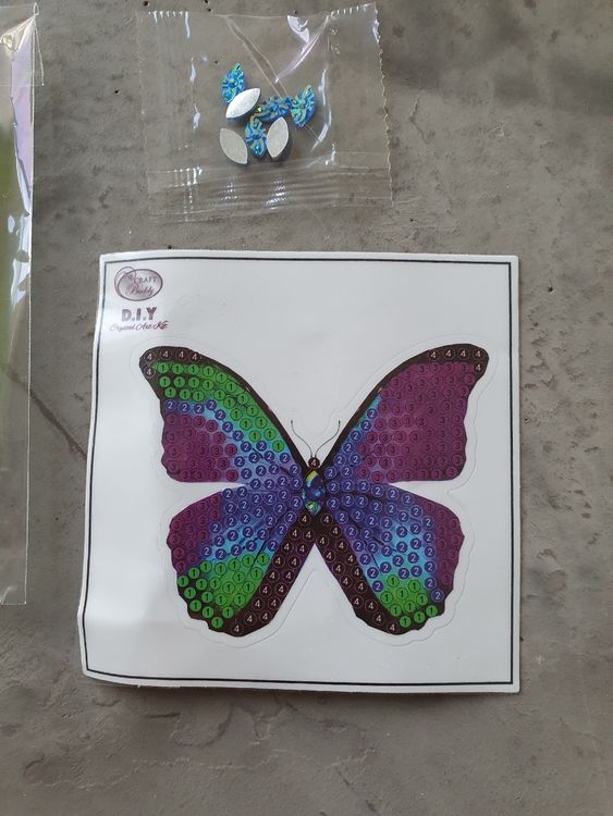 Diamond Painting, klein, Schmetterling | Kaufen auf Ricardo