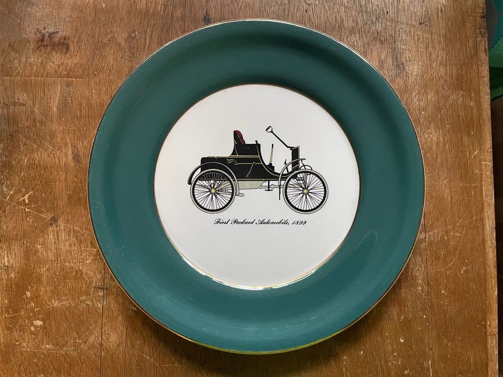 Oldtimer-Porzellanteller First Packard Automobile 1899 (Gebraucht) in ...