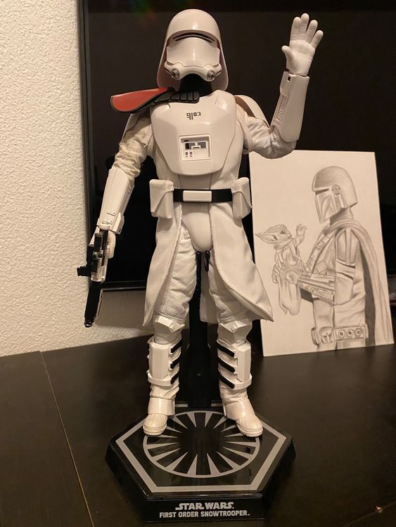 Hot Toys MMS 322 Star Wars First Order Snowtrooper Officer (Neu (gemäss ...
