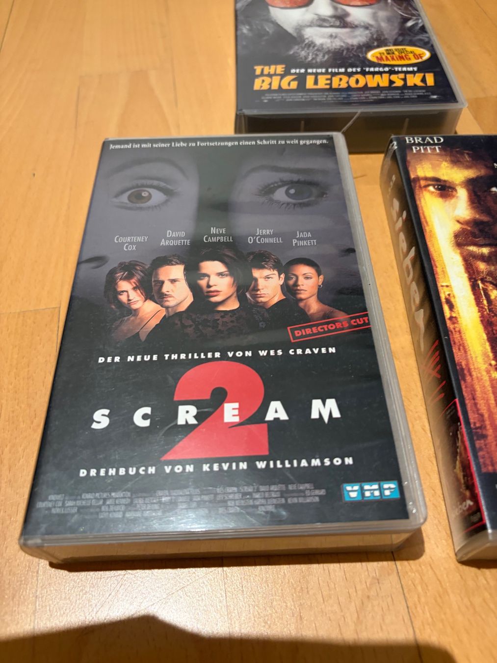 VHS Kassetten: The Big Lebowski, Sieben, Scream 2 (Gebraucht) in ...