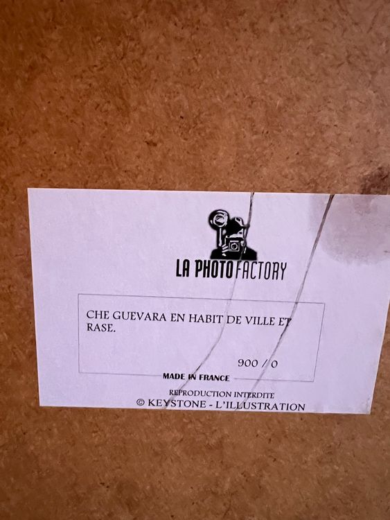 Che Guevara photograph (Neu (gemäss Beschreibung)) in Lausanne für CHF ...