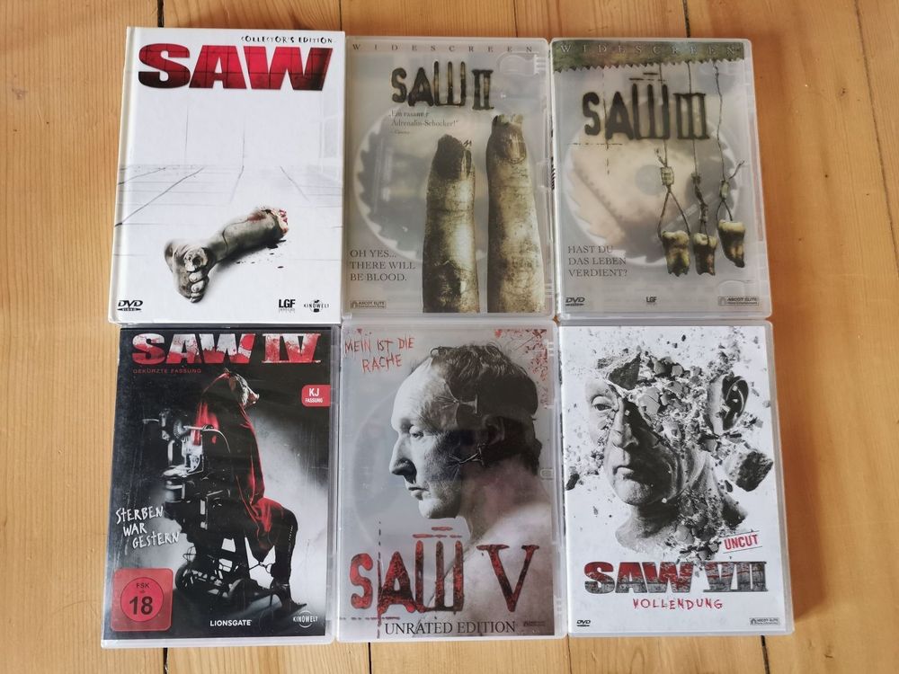 SAW DVD 1 2 3 4 5 und 7 | Kaufen auf Ricardo