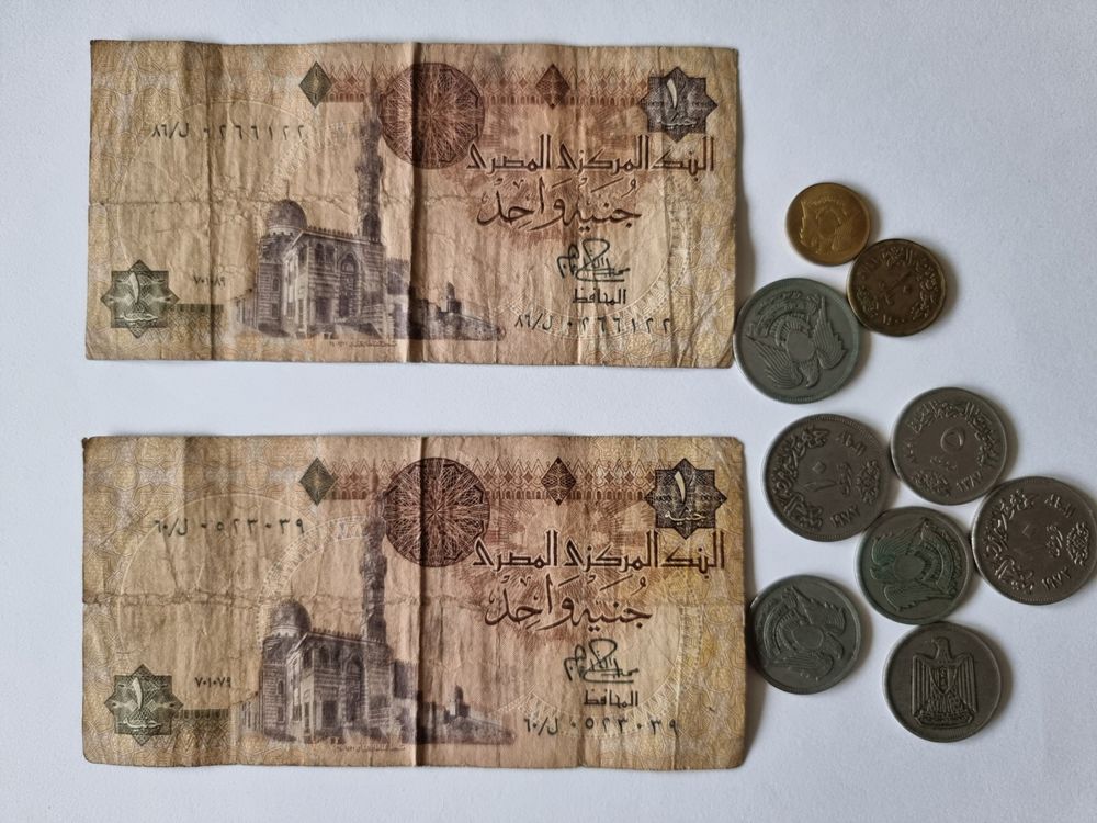 Ägyptisches Geld, Banknoten und Münzen (Gebraucht) in Leissigen für CHF ...