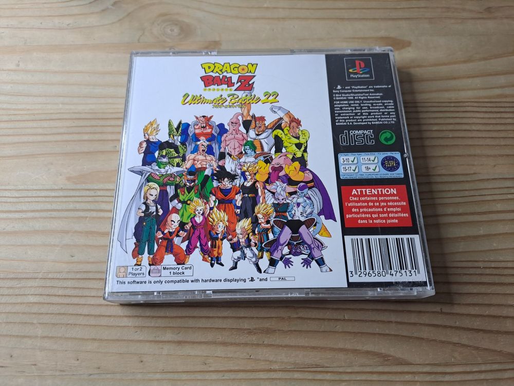 Dragon Ball Z Ultimate Battle 22 - Dragonball Z DBZ PS1 (Gebraucht) in ...