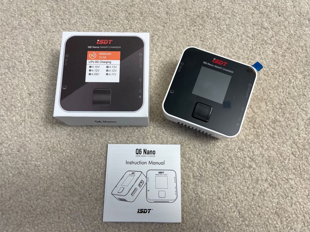 ISDT Q6 Nano Smart Charger 200W 1-6S, 8A Ladegerät (Neu und ...