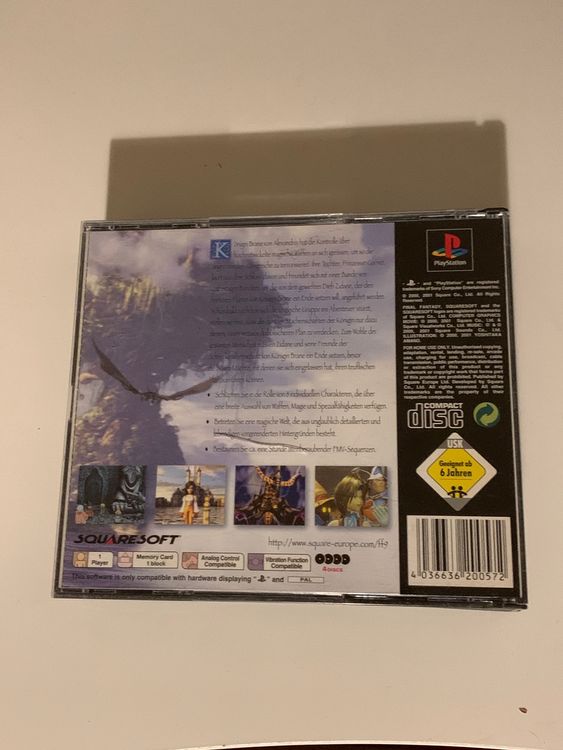 Final fantasy IX - PAL Deutsch - playstation 1 | Kaufen auf Ricardo
