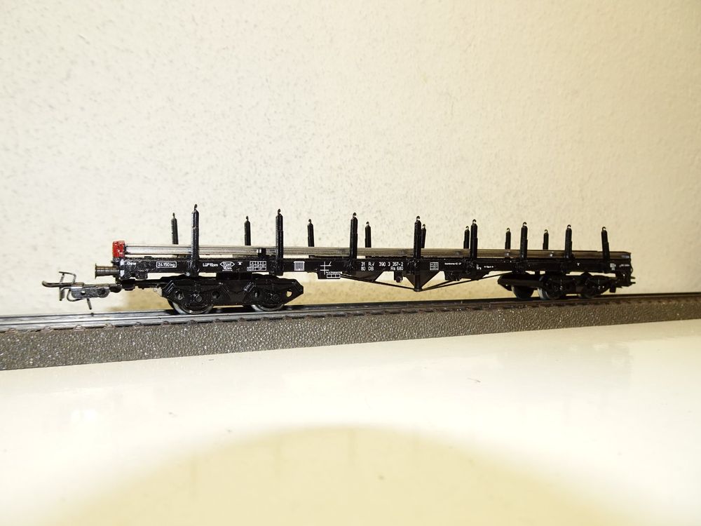 Märklin Güterwagen Rungenwagen DB 357-2 beladen HO (13) (Gebraucht) in ...