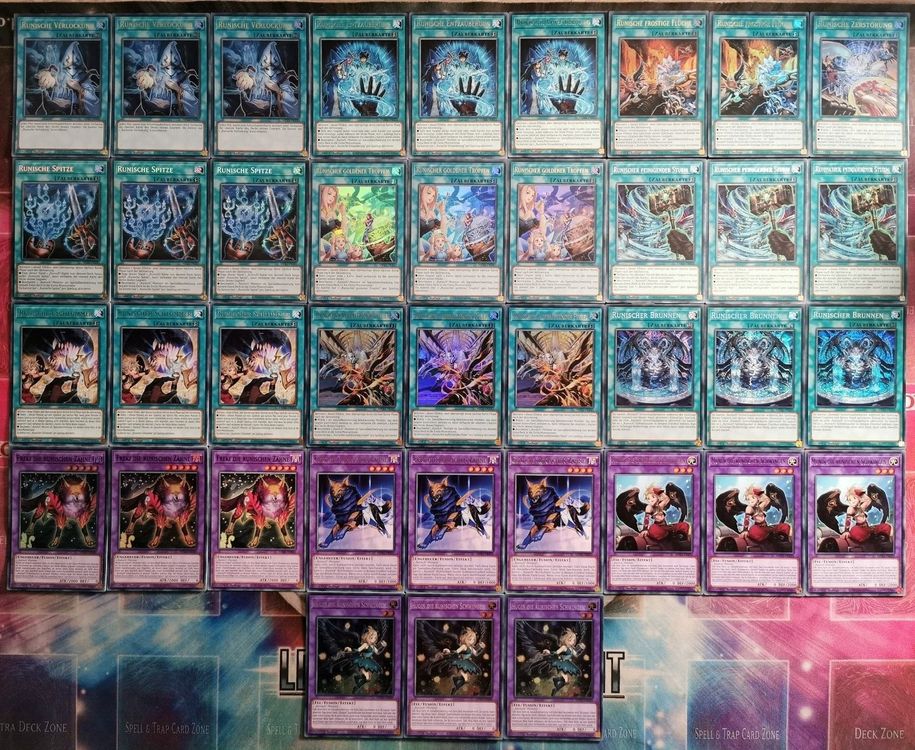 RUNISCH/RUNICK DECK/SET/CORE-Spitze,Brunnen,Hugin,Sleipnir M (Neu und ...