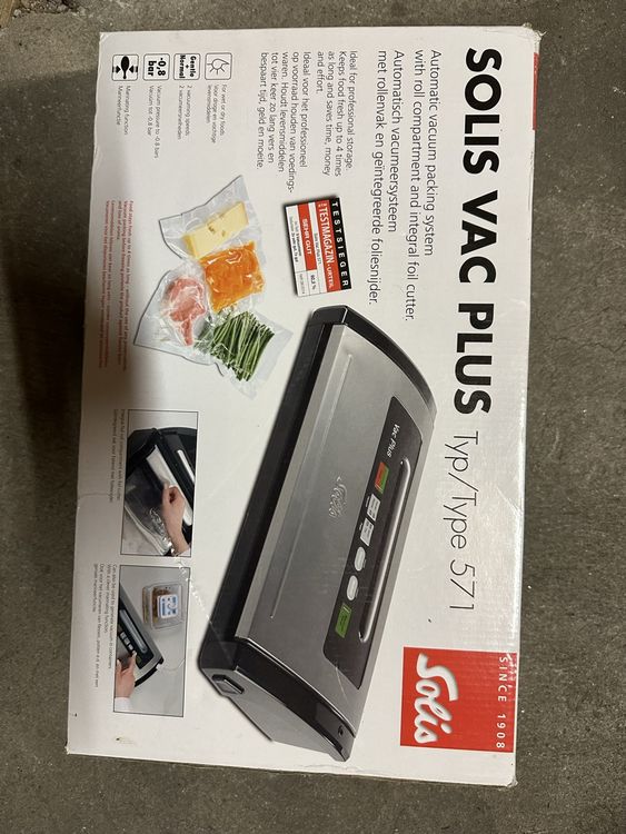 Solis Vac Plus Vakuumierer Typ 571 - Neuwertig (Neu und originalverpackt) in Zürich für CHF 70 ...