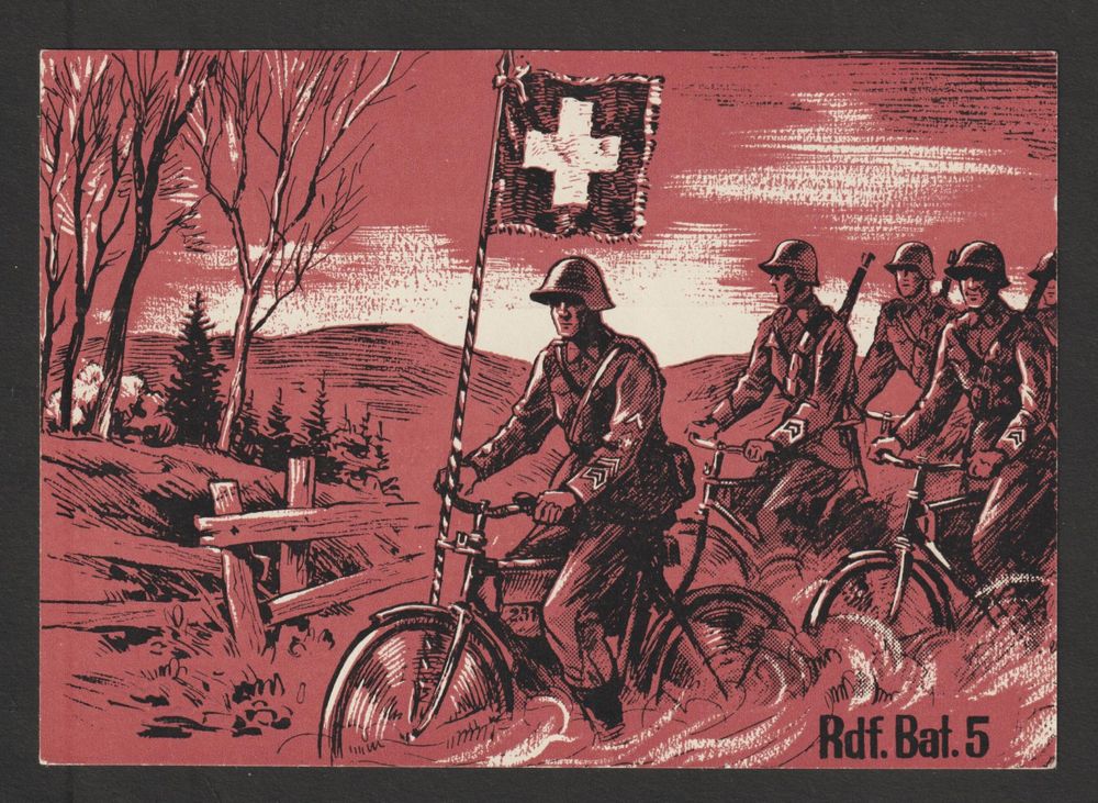 WK2 Einheitskarte Radfahrer Nr. 2 (Gebraucht) in Siebnen für CHF 40 – mit Lieferung auf Ricardo ...