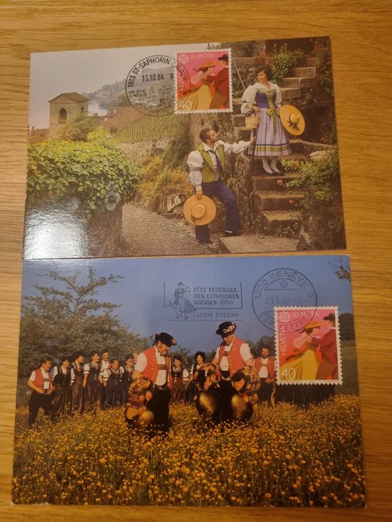 1984 Maximumkarten Europa (Gebraucht) in Arni AG für CHF 5 – mit Lieferung auf Ricardo kaufen