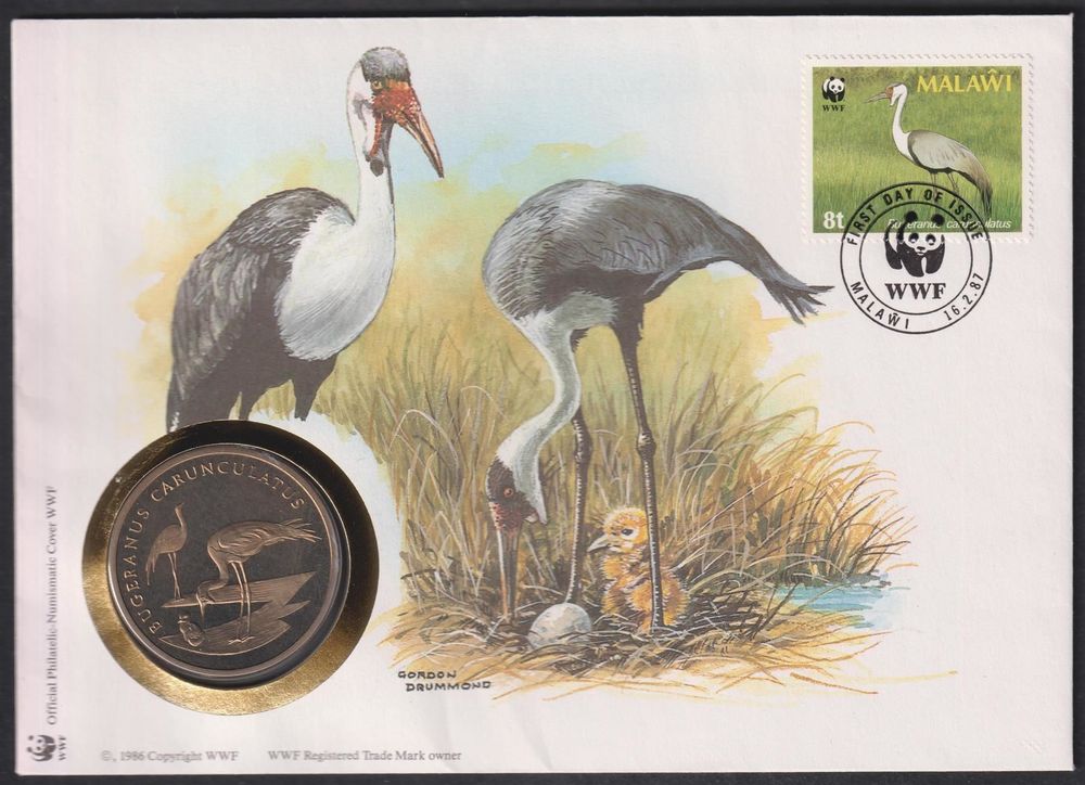 WWF Münzbrief - KLUNKERKRANICH_2 (Neu (gemäss Beschreibung)) in Glis ...