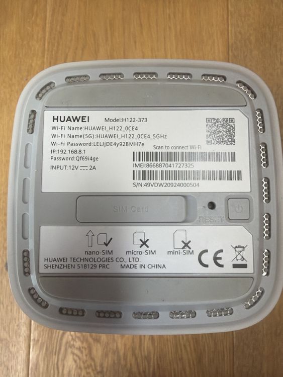Huawei 5G CPE Pro 2 H122-373 WiFi 6 Router 5G (Gebraucht) in Allschwil ...