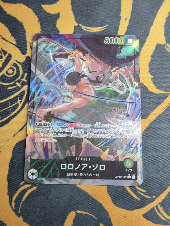 One Piece Card Zoro OP12-020 L☆ (Neu (gemäss Beschreibung)) in Rolle ...