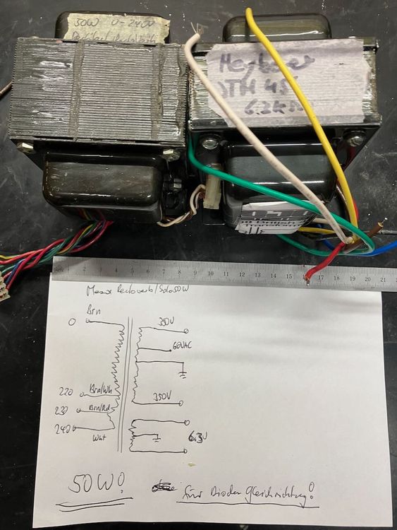 50W Tube Amp Trafo-Set ab 1.- | Kaufen auf Ricardo
