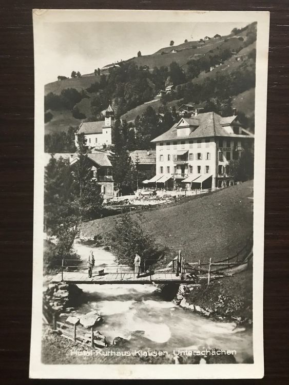 UNTERSCHÄCHEN Hotel Kurhaus Klausen, belebt, Oldtimer, 1928 (Gebraucht) in Wald ZH für CHF 5 ...